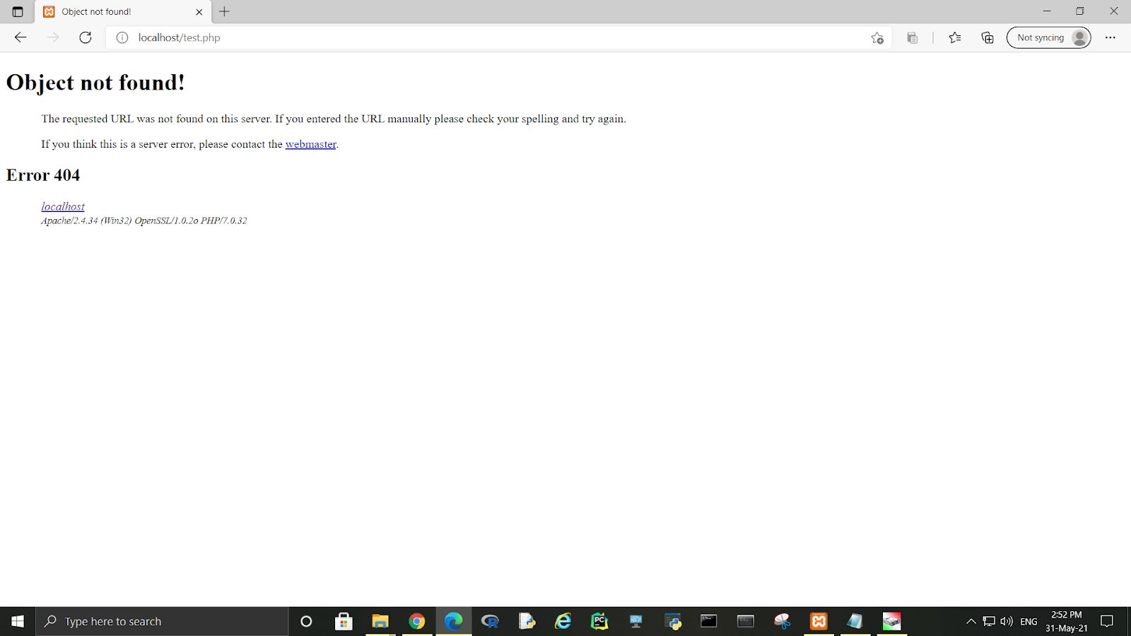How To Fix The Xampp Localhost Index Php Error Host4geeks Llc
