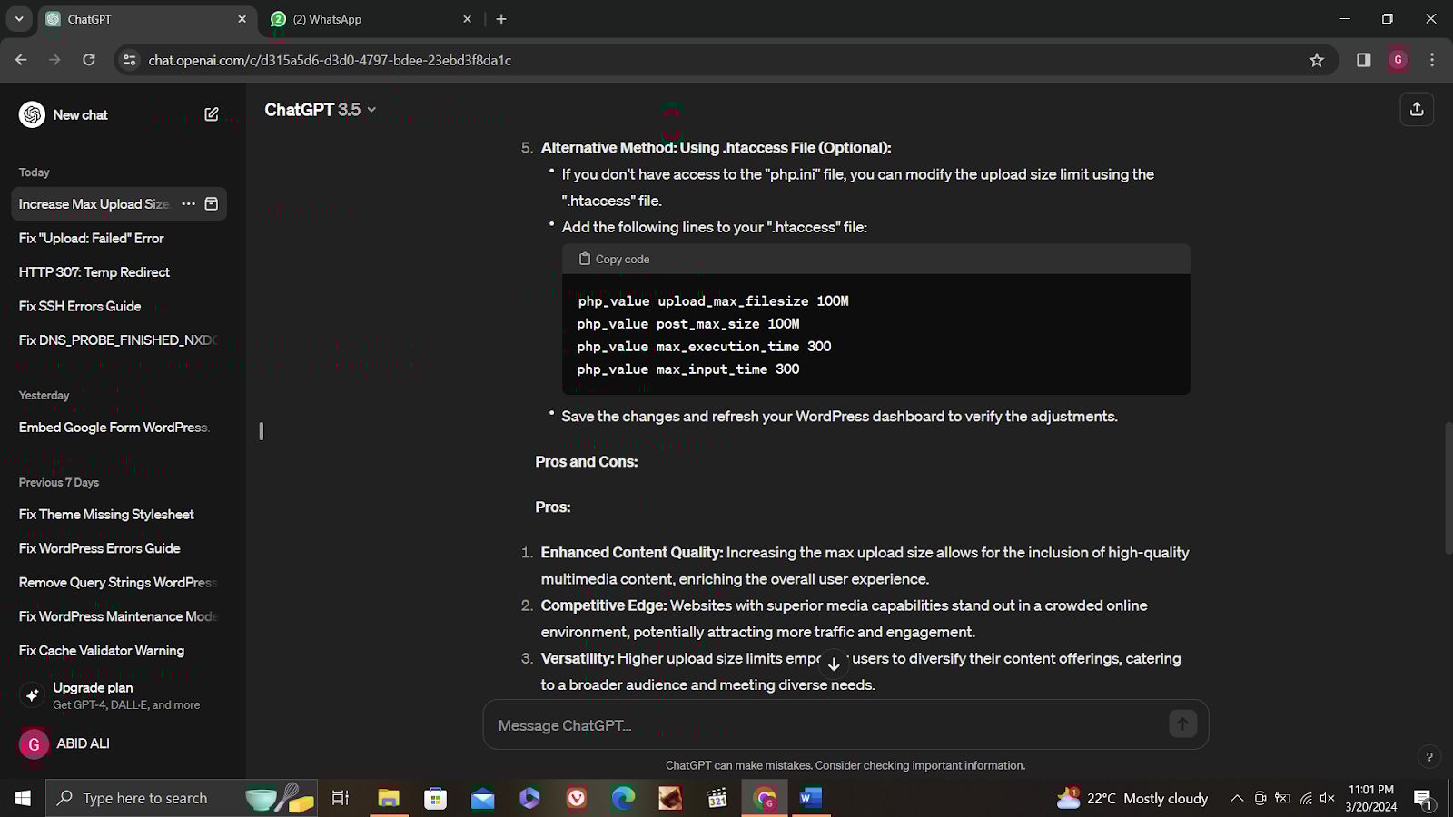 How to Increase the Max Upload Size in WordPress | Host4Geeks LLC