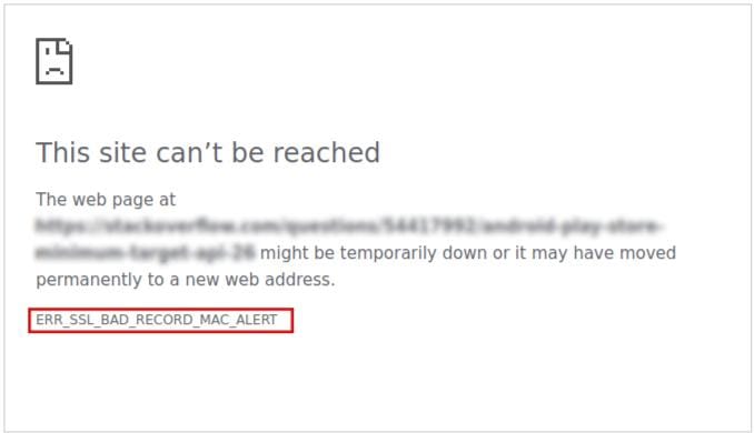 How To Fix The Errsslbadrecordmacalert Error Host4geeks Llc