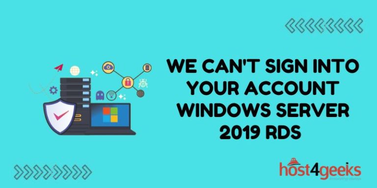 How to Fix: "We Can't Sign Into Your Account" Windows Server 2019 RDS ...
