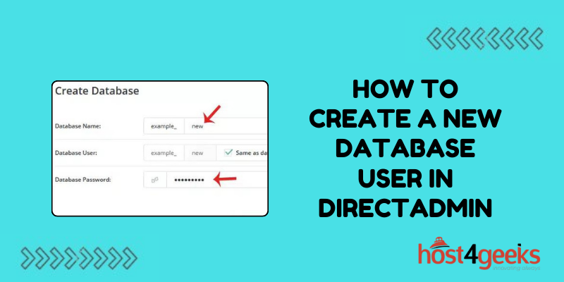 How to Create a New Database User in DirectAdmin | Host4Geeks LLC How to Create a New Database User in DirectAdmin | Host4Geeks LLC