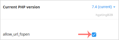 How to Enable or Disable PHP's allow_url_fopen Using CloudLinux Selector in cPanel | Host4Geeks LLC