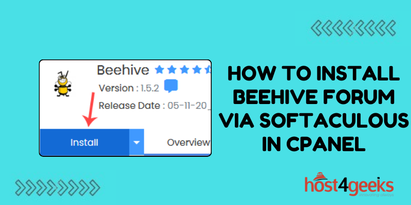 How to Install Beehive Forum via Softaculous in cPanel | Host4Geeks LLC