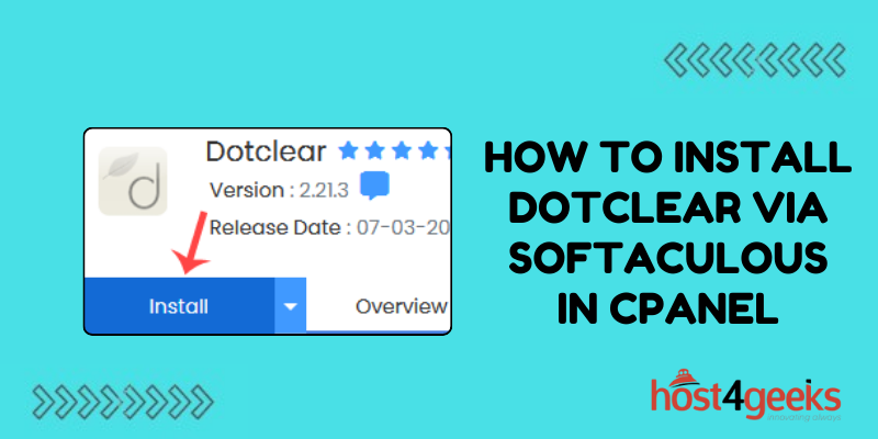 How to Install Dotclear via Softaculous in cPanel | Host4Geeks LLC
