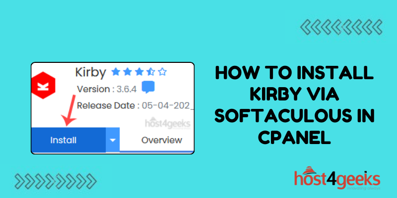 How to Install Kirby via Softaculous in cPanel | Host4Geeks LLC