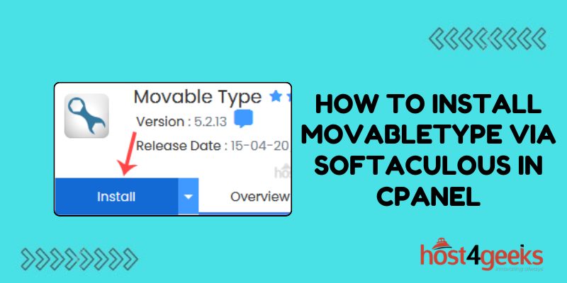 How to Install MovableType via Softaculous in cPanel | Host4Geeks LLC