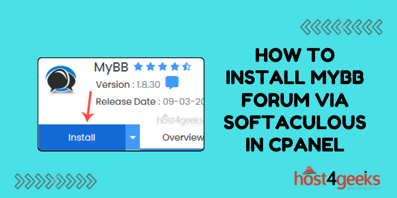 How to Install MyBB Forum via Softaculous in cPanel | Host4Geeks LLC