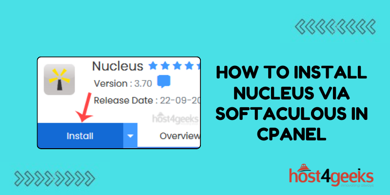 How to Install Nucleus via Softaculous in cPanel | Host4Geeks LLC