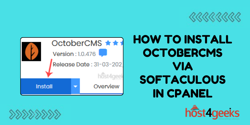 How to Install OctoberCMS via Softaculous in cPanel | Host4Geeks LLC