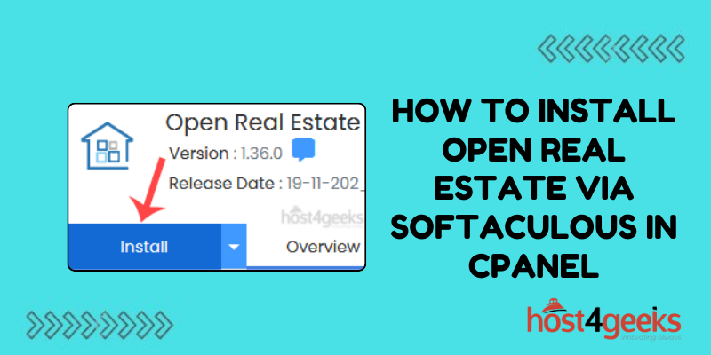 How to Install Open Real Estate via Softaculous in cPanel | Host4Geeks LLC