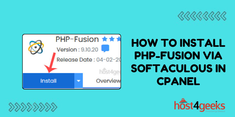 How to Install PHP-Fusion via Softaculous in cPanel | Host4Geeks LLC How to Install PHP-Fusion via Softaculous in cPanel | Host4Geeks LLC