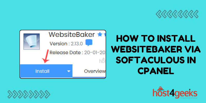 How to Install WebsiteBaker via Softaculous in cPanel | Host4Geeks LLC
