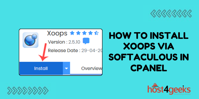 How to Install Xoops via Softaculous in cPanel | Host4Geeks LLC
