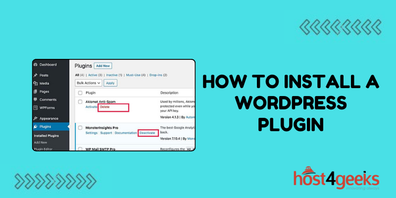 How to Install a WordPress Plugin | Host4Geeks LLC How to Install a WordPress Plugin | Host4Geeks LLC
