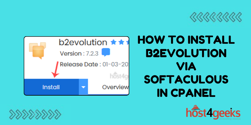 How to Install b2evolution via Softaculous in cPanel | Host4Geeks LLC
