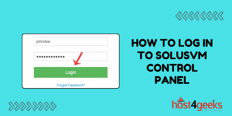 How to Log in to SolusVM Control Panel | Host4Geeks LLC