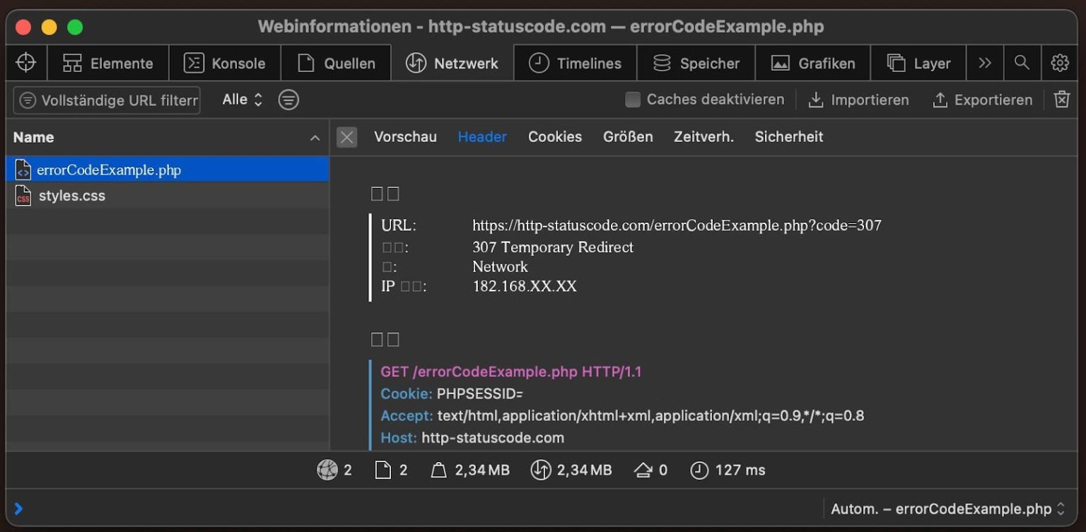 Understanding the HTTP 307 Temporary Redirect Status Code